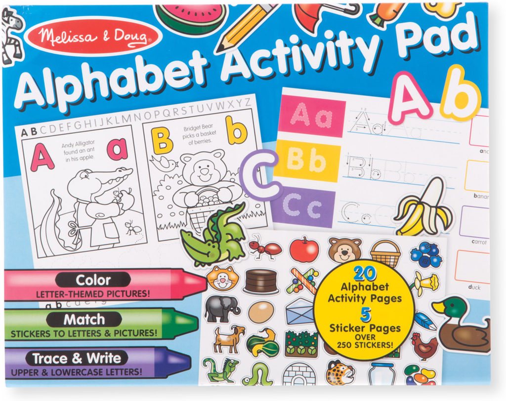 Alphabet Activity Pad – Ruckus & Glee