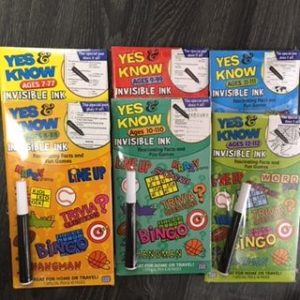 YES & KNOW INVISIBLE INK Books – Ruckus & Glee