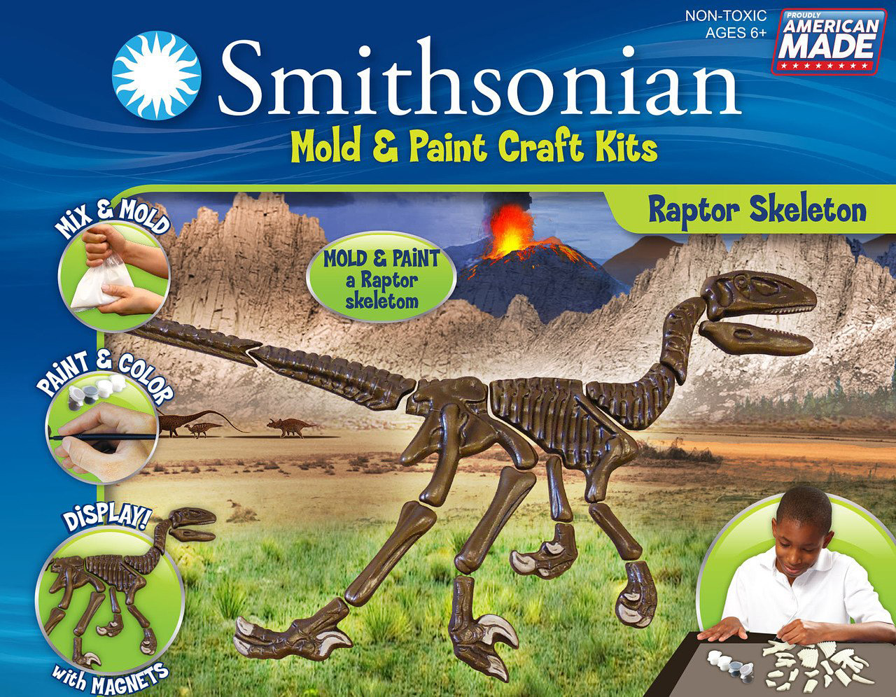 Smithsonian Raptor Mold & Paint Kit – Ruckus & Glee