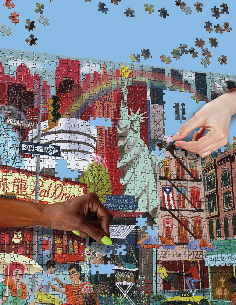 New York City Life 1000 Piece Puzzle – Ruckus & Glee