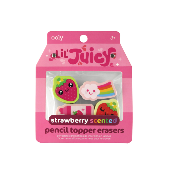 Strawberry Pencil Topper Eraser – Ruckus & Glee