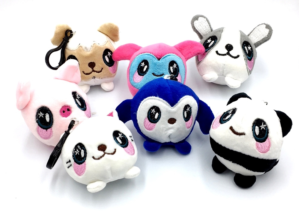 Plush Buddies Squishy Backpack Keychains – Ruckus & Glee