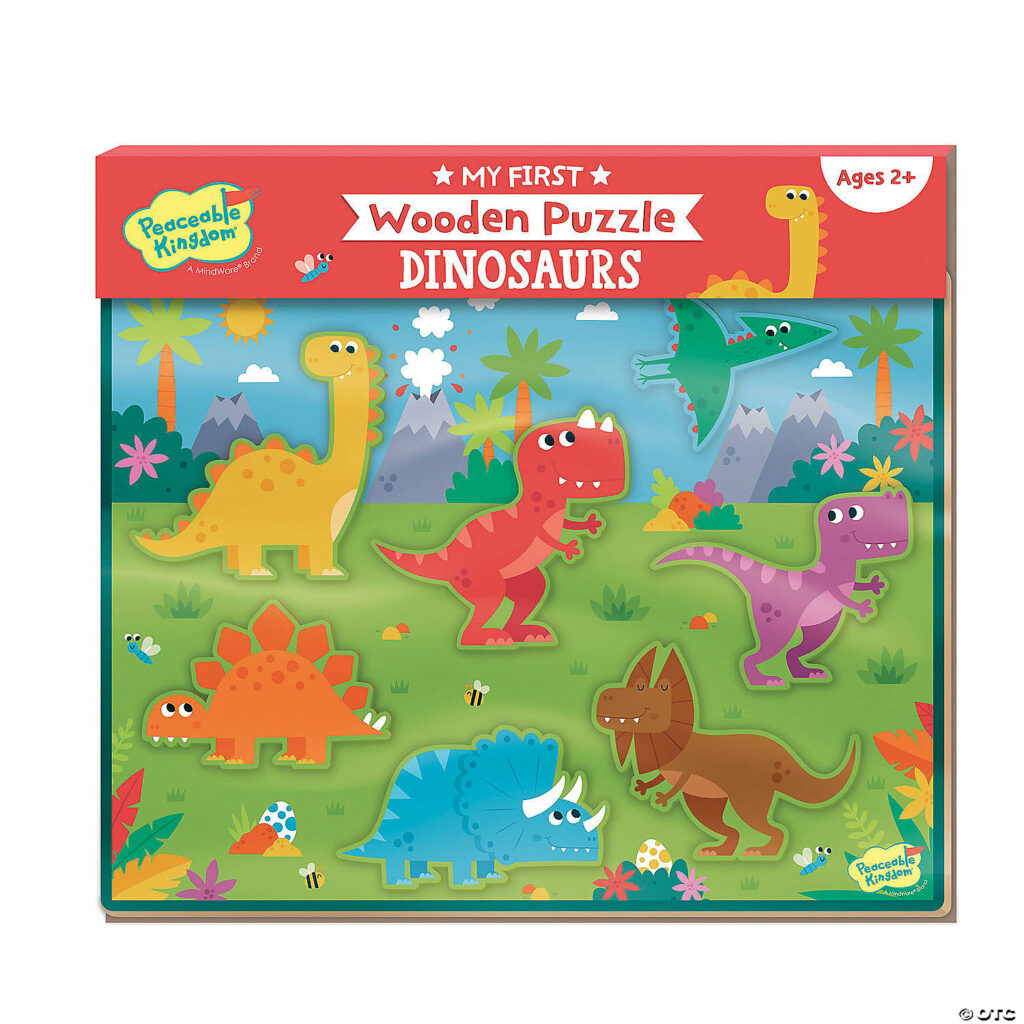 My First Wooden Puzzle Dinosaurs – Ruckus & Glee