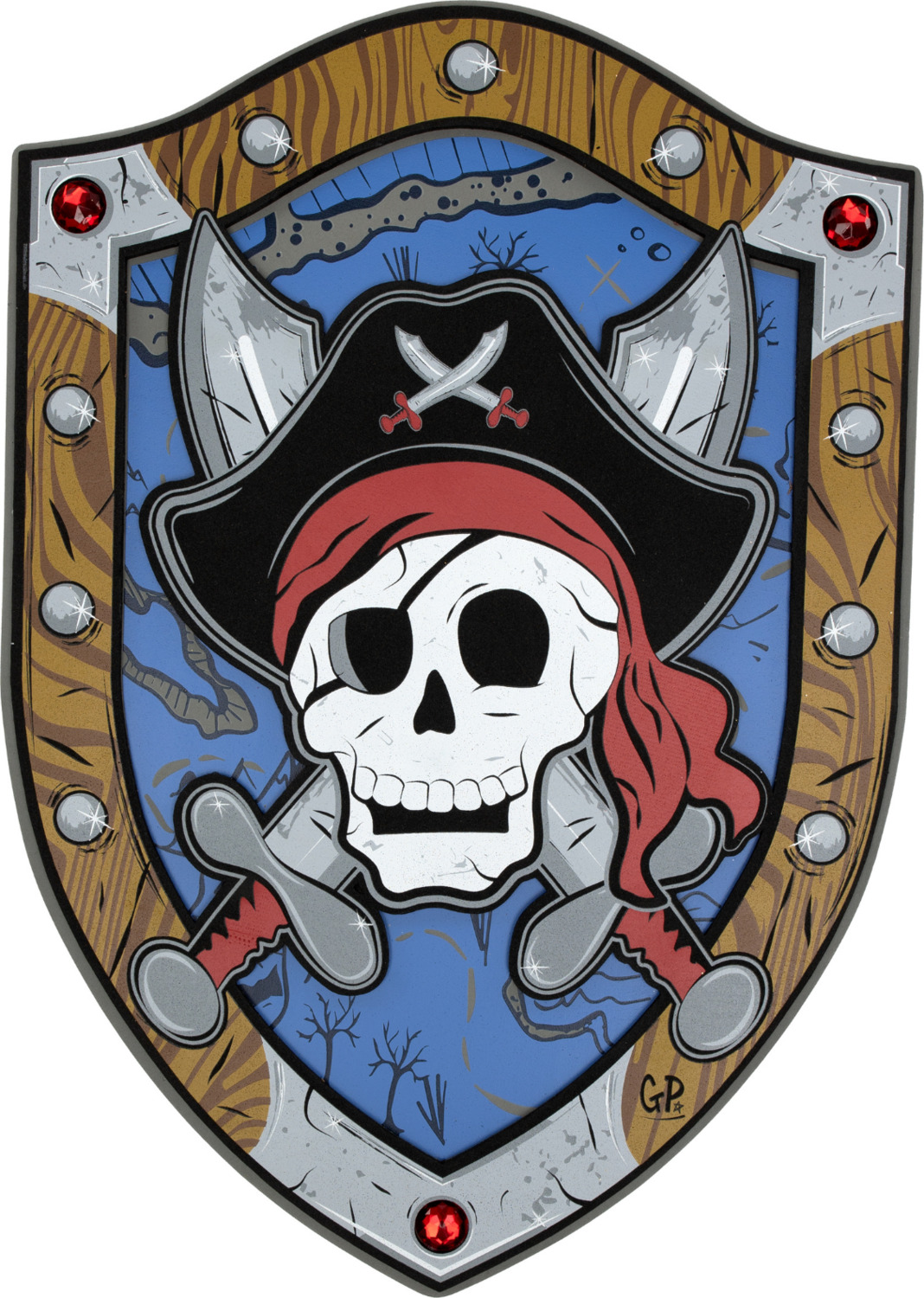 Captain Skull Pirate EVA Shield – Ruckus & Glee